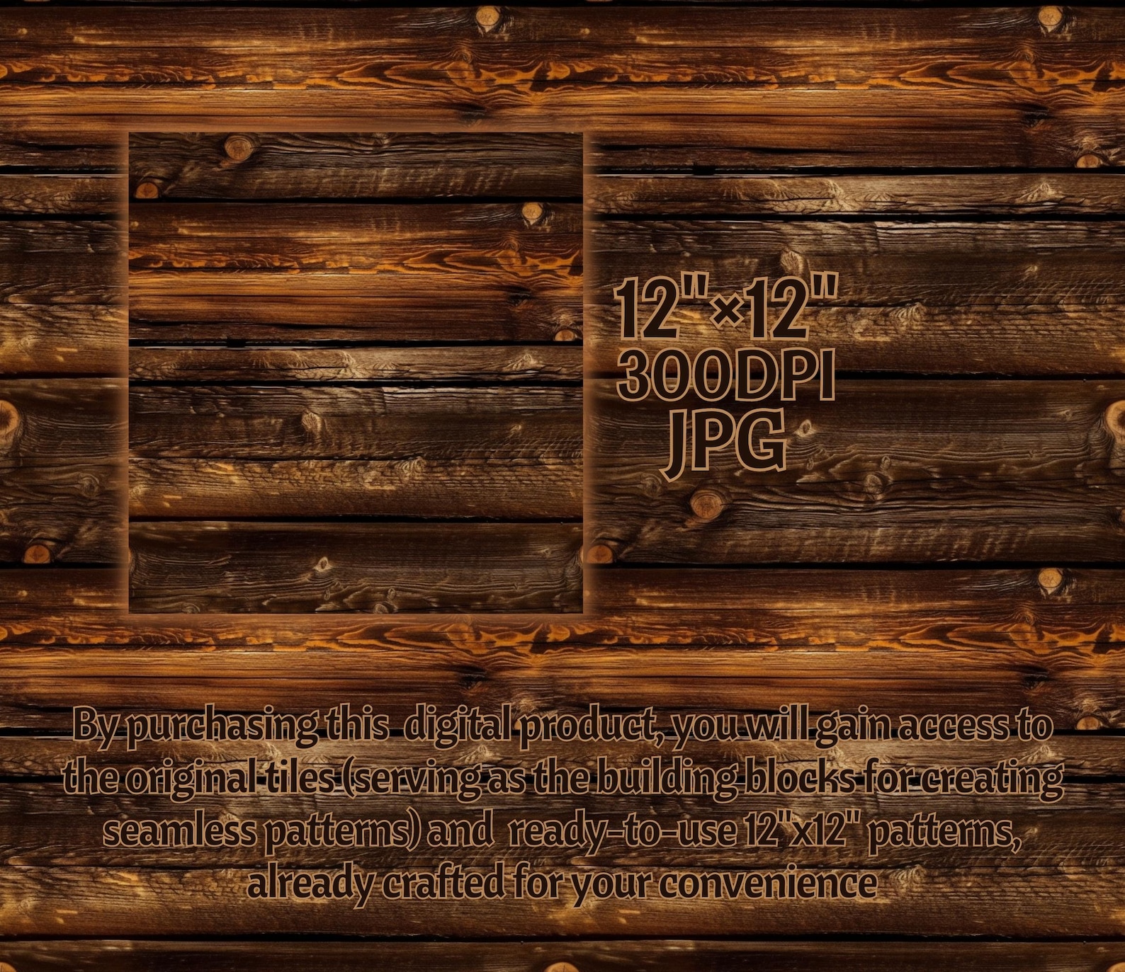 Rustic Barn Wood Seamless Pattern, Shabby Chic Wood Grains (digital ...