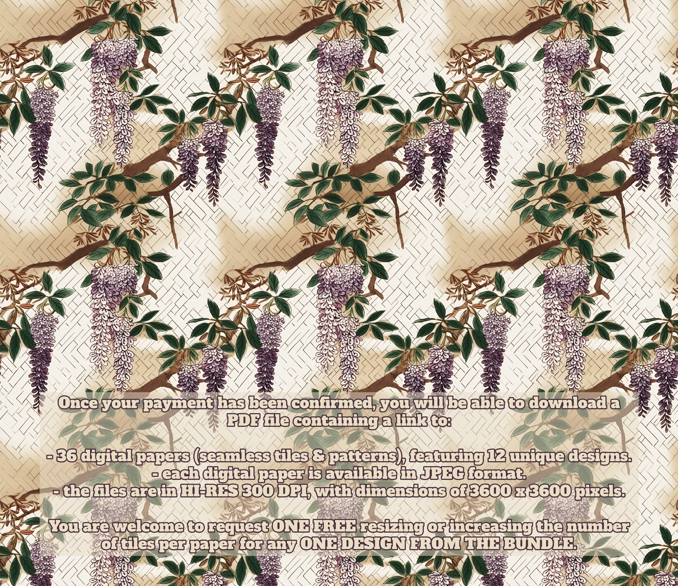 12 Shin Bijutsukai Digital Papers JPG Printable Vintage Japanese Art ...