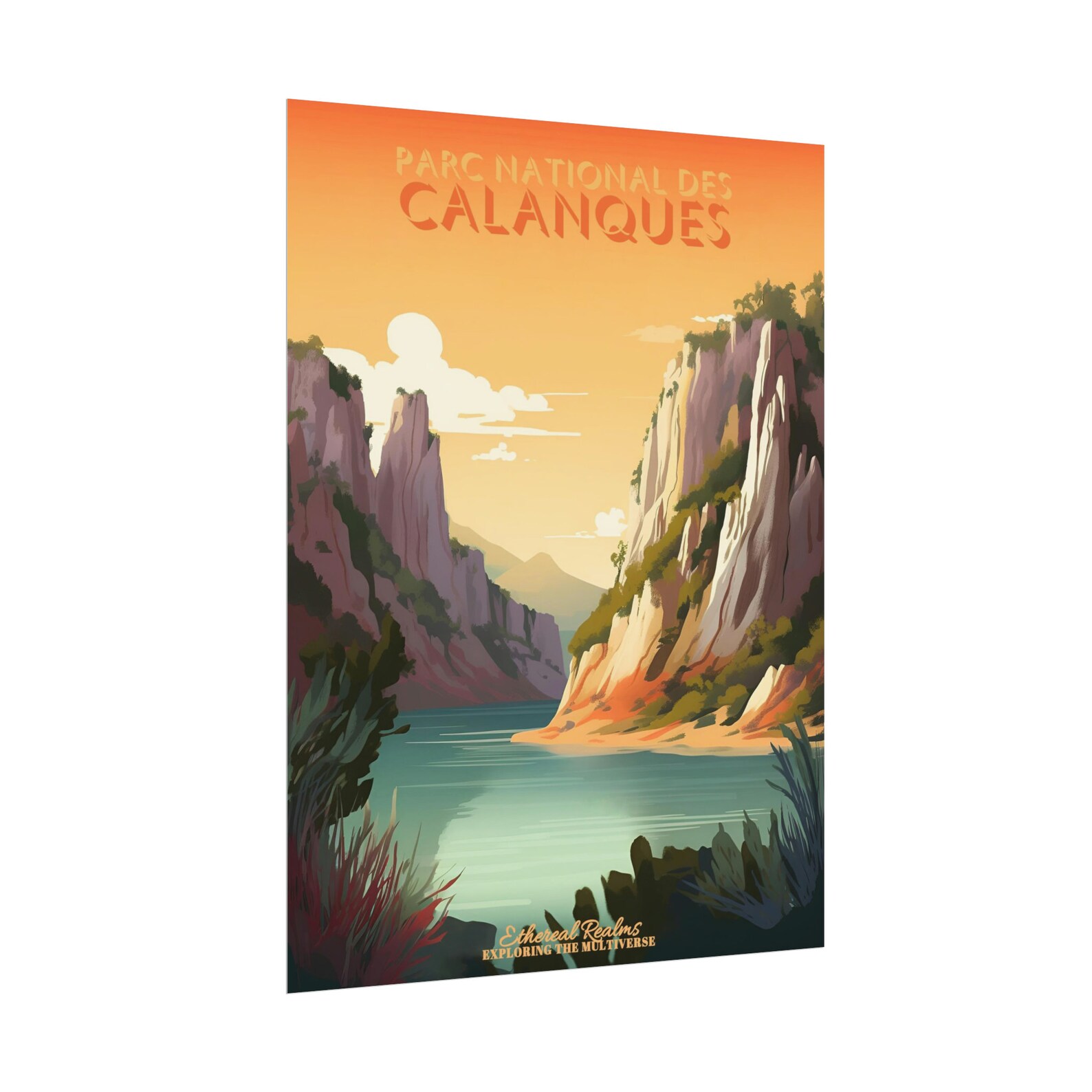 Calanques National Park Digital Print JPG PDF Printable Parc National ...