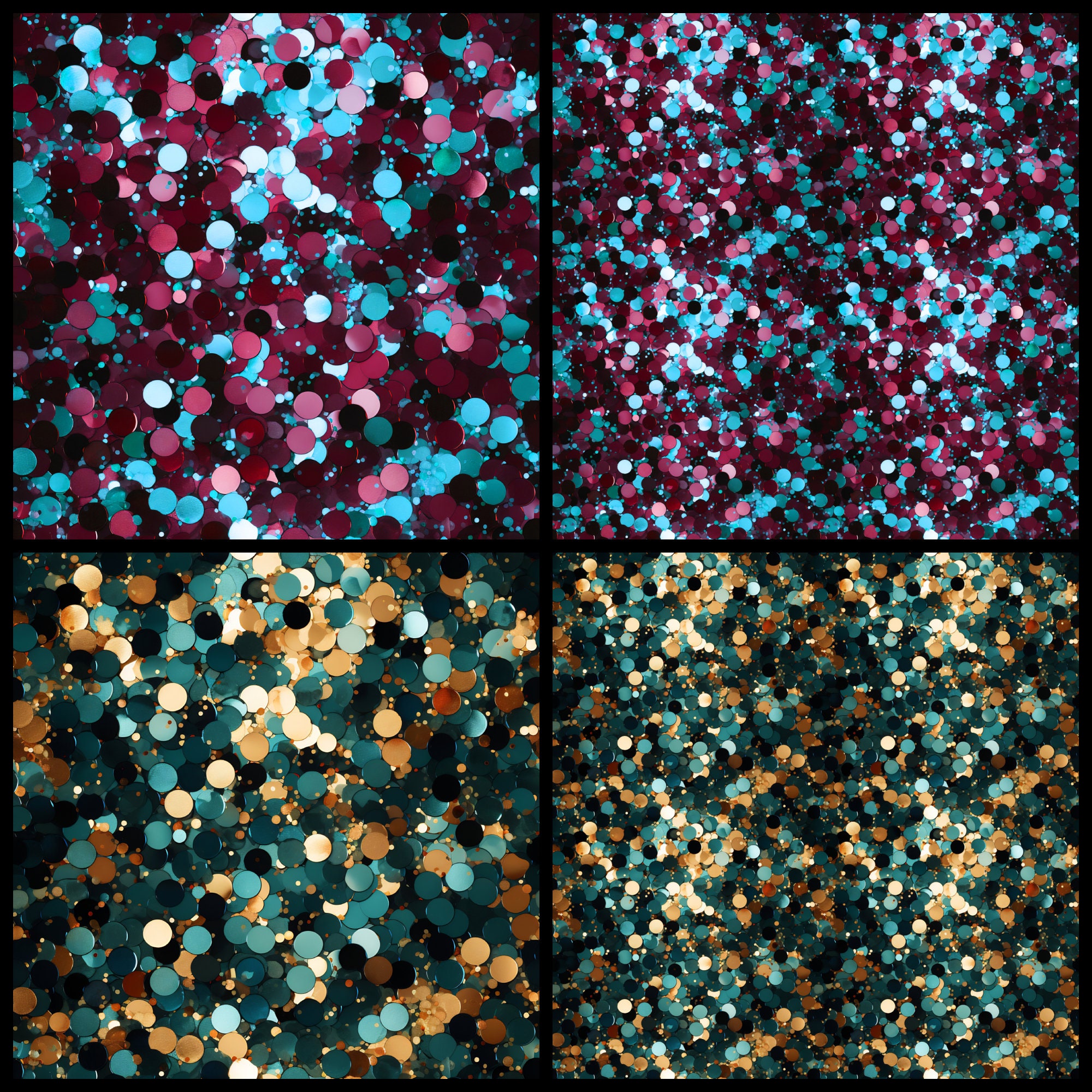 Sequin Textures, Seamless Digital Papers (digital Download) - Etsy