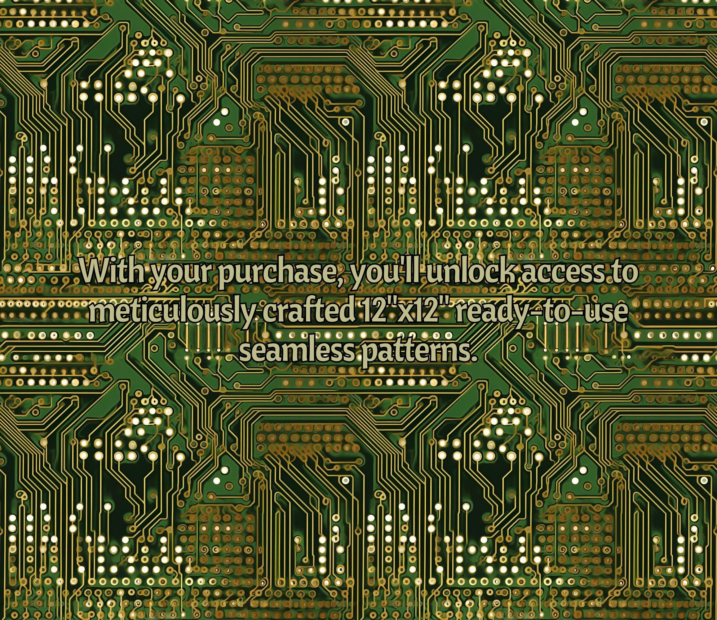 Electronic Boards Digital Papers JPEG Printable Tech Circuitry Seamless ...