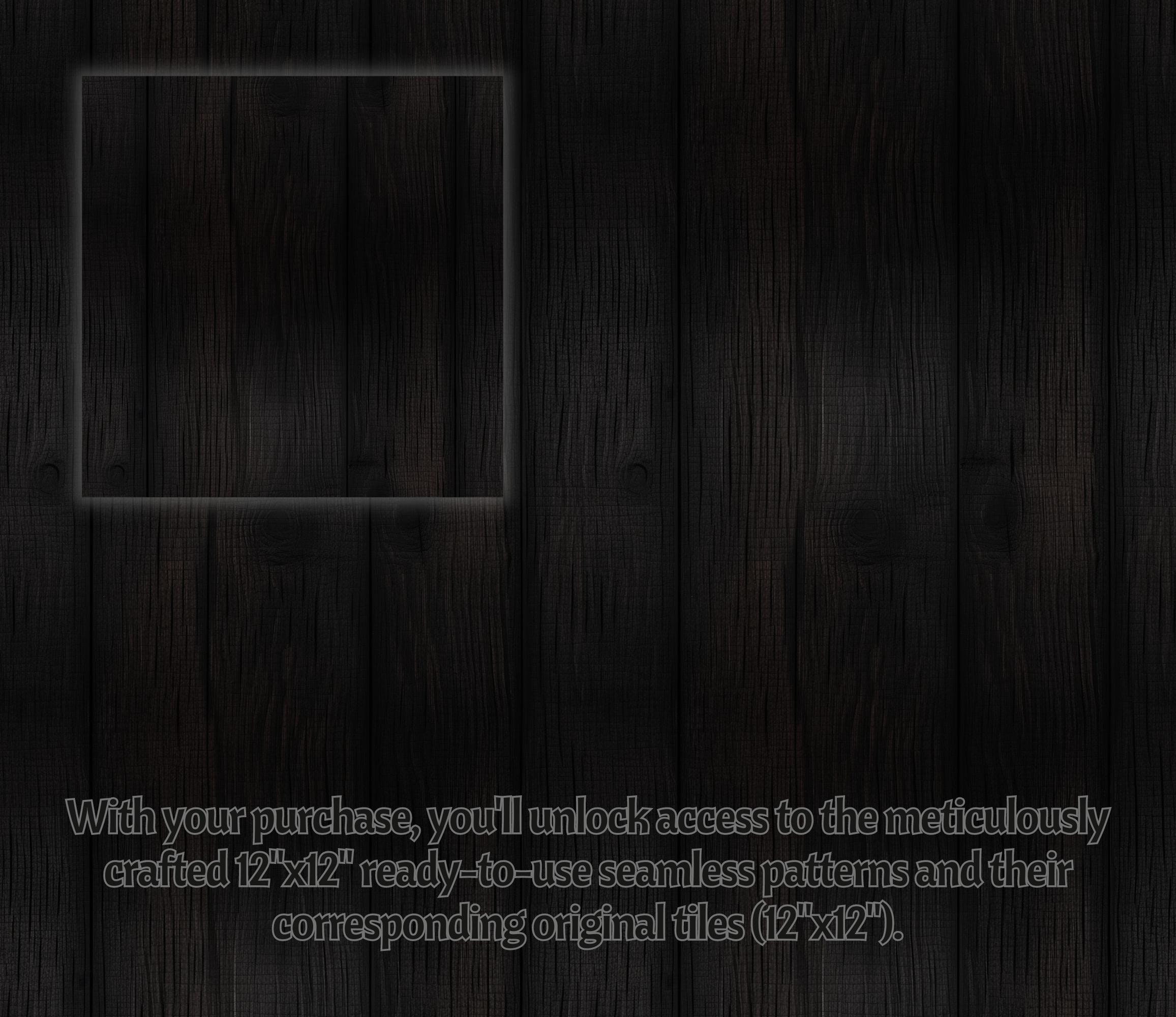 Black Wood Grain Textures, Dark Seamless Patterns (digital Papers) - Etsy