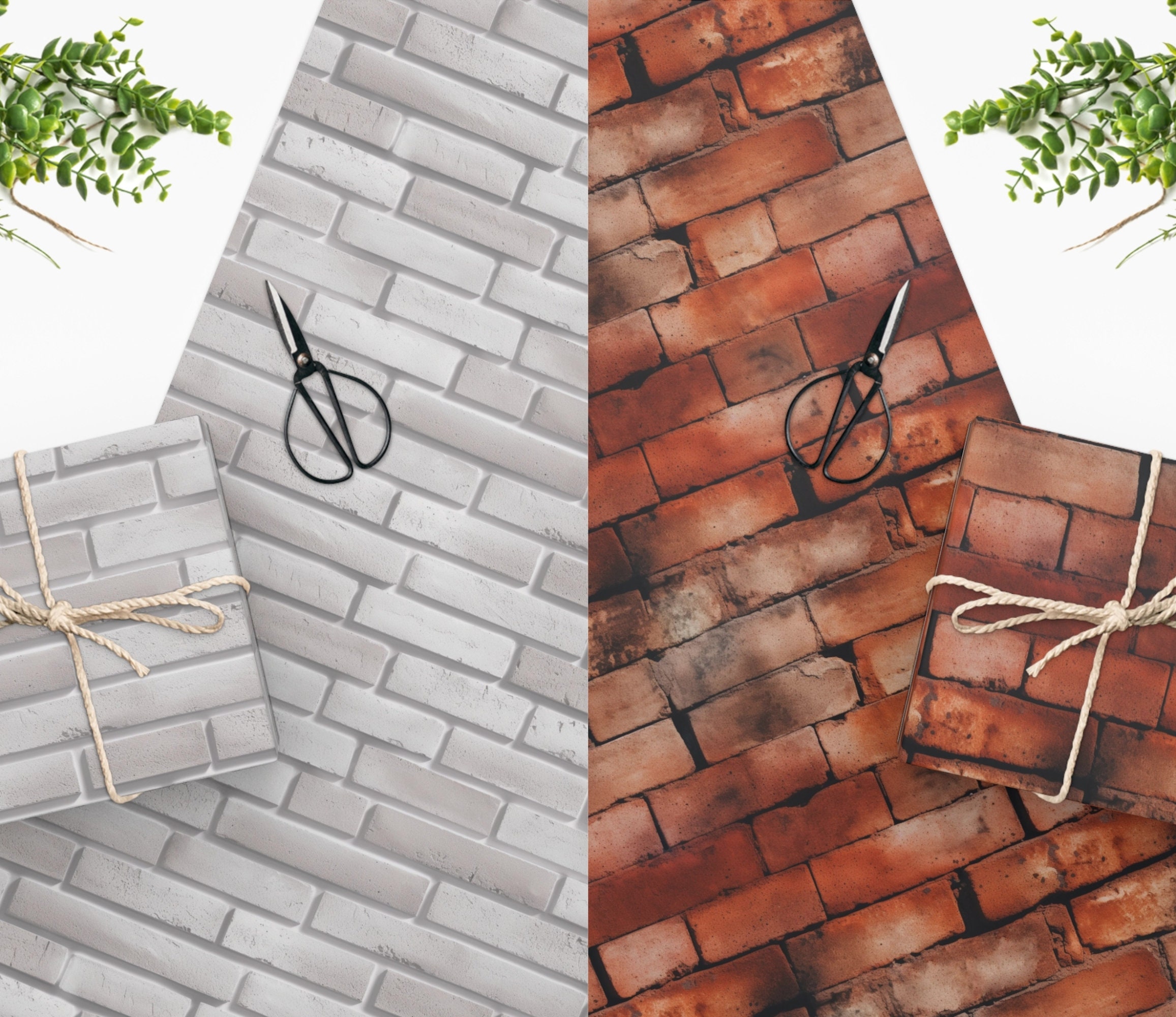 Brick & Stone Walls Textures SEAMLESS Patterns Printable Old Brick Wall ...