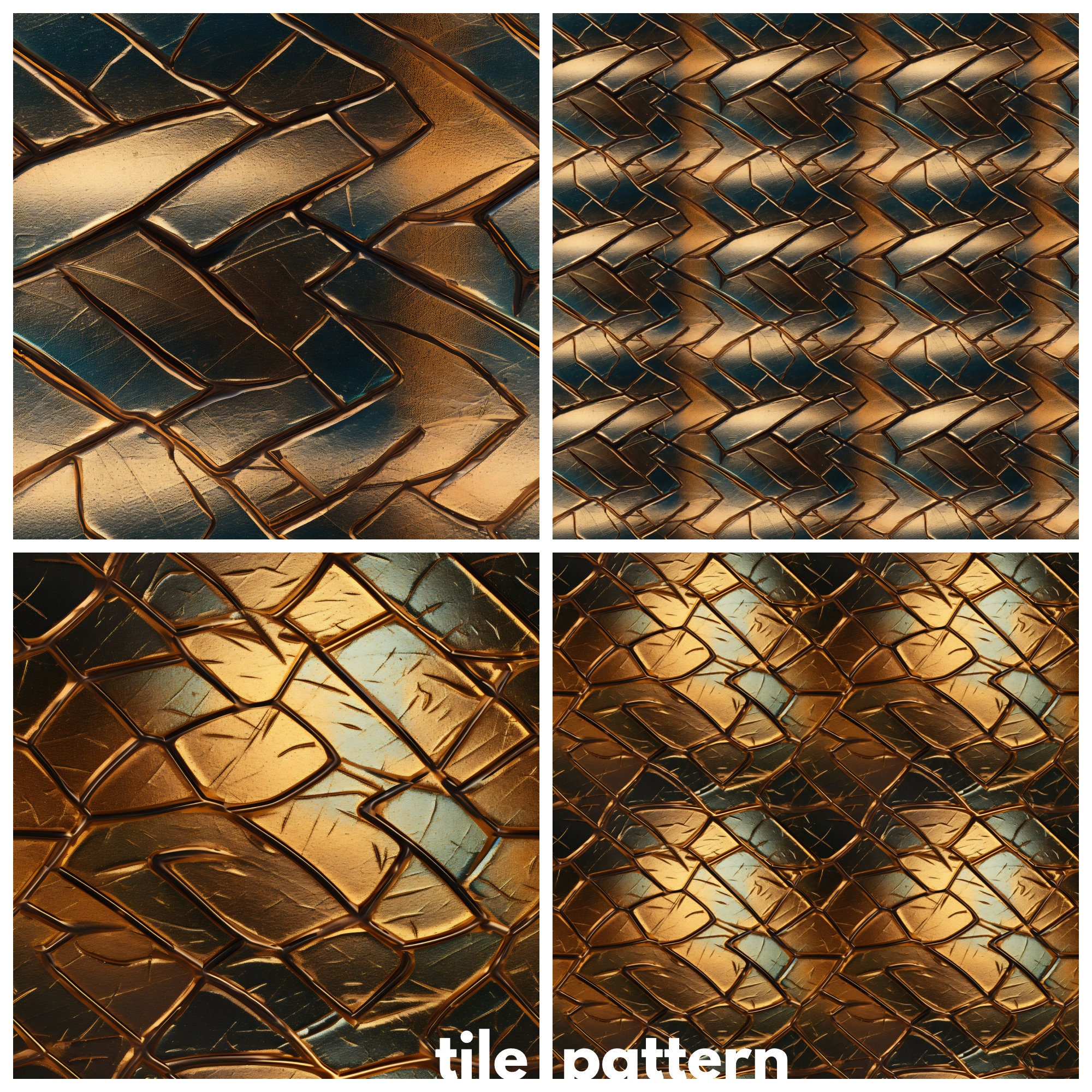 Copper Glass Textures DIGITAL Papers Matte Glass SEAMLESS Patterns ...