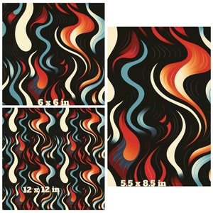 Fine Art SEAMLESS Digital Papers Abstract Junk Journal Pages Artistic ...