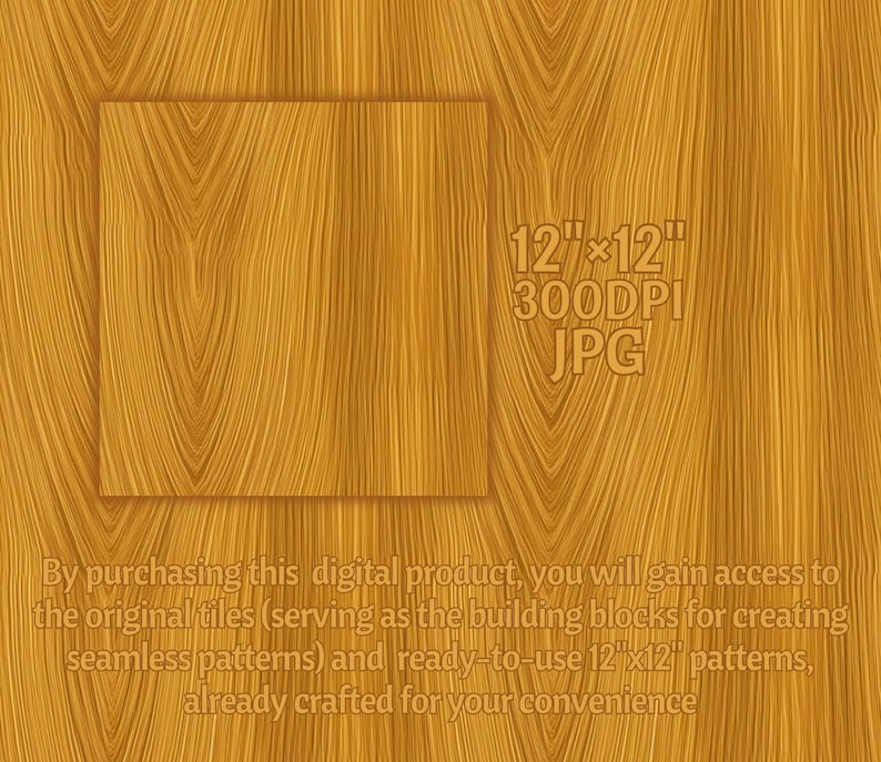 Natural Wood Grain Texture Pack | Light & Warm Wood SEAMLESS Patterns ...