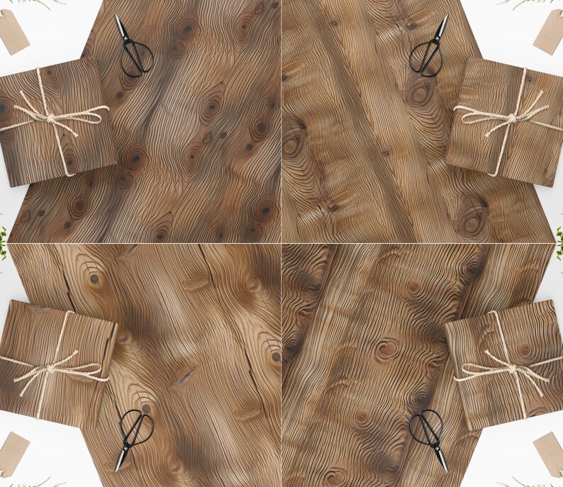 Digital Wood Texture Pack Mixed Grain SEAMLESS Patterns & Detailed ...