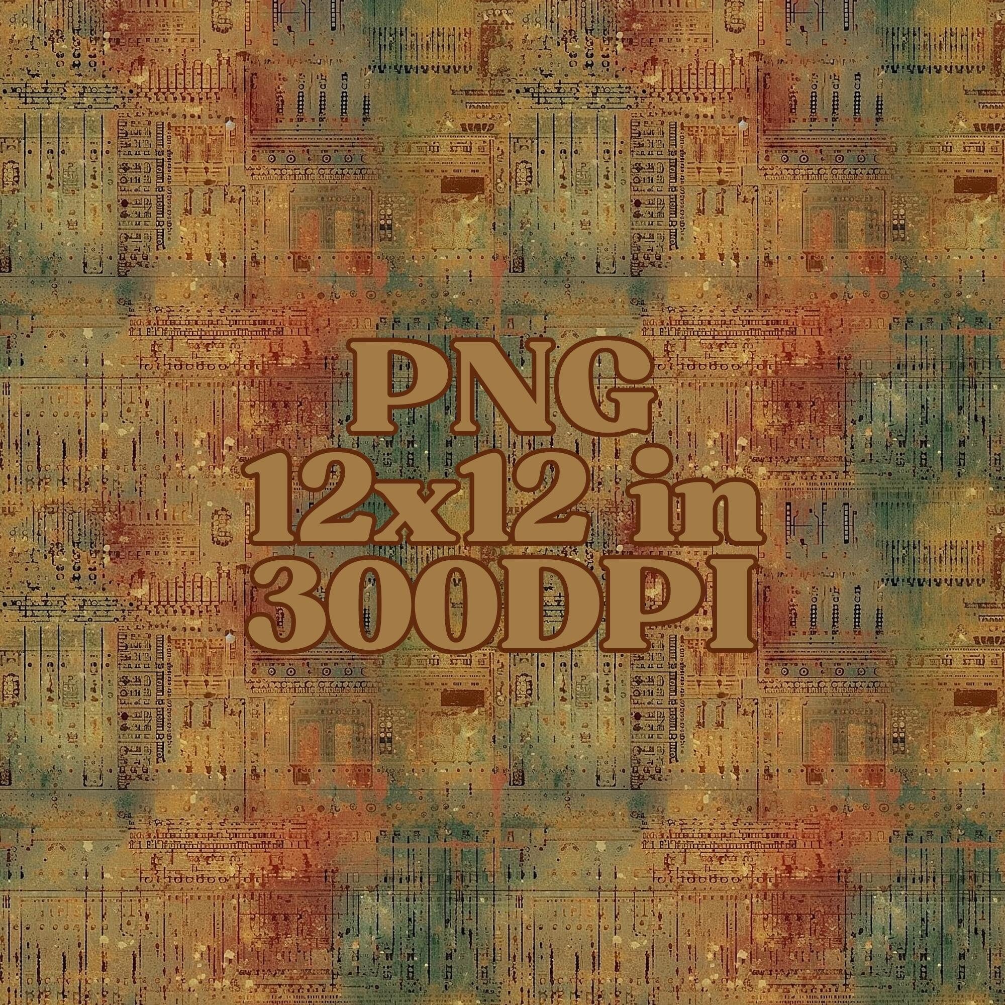 Rusty Circuitry DIGITAL Papers Printable Old Circuit Board SEAMLESS ...