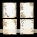 CLIPART Aged Paper Notes, DIGITAL Shabby Lined Notes Pages, Branches ...