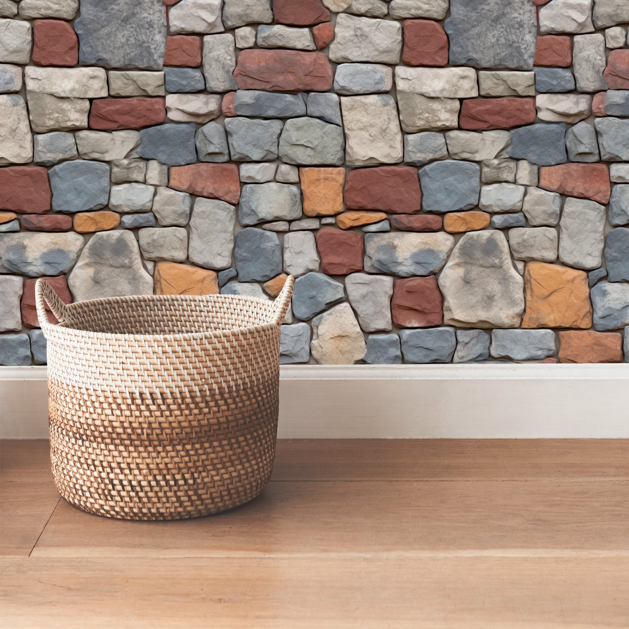 Brick & Stone Wall Textures DIGITAL Paper Pack Printable Natural ...