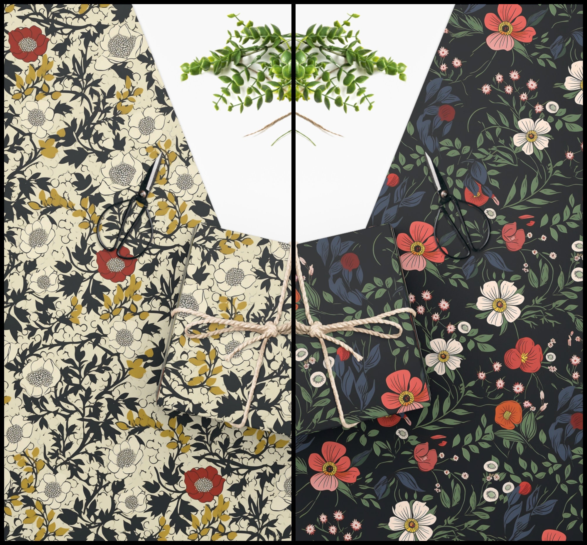 Vintage Floral DIGITAL Papers Pack Printable Victorian Floral SEAMLESS ...