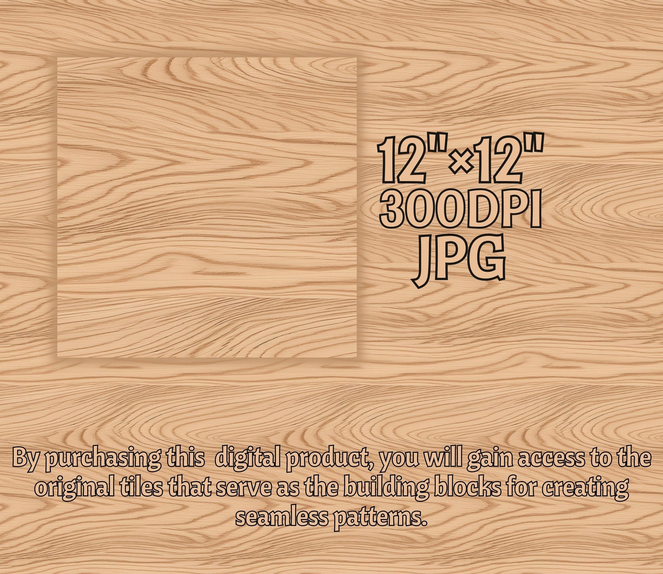 Modern Light Wood Textures | Smooth SEAMLESS Grain Patterns ...