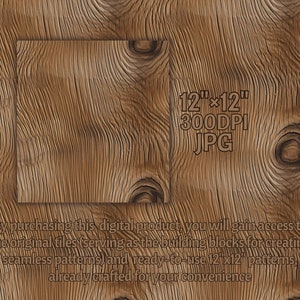 Digital Wood Texture Pack Mixed Grain SEAMLESS Patterns & Detailed ...
