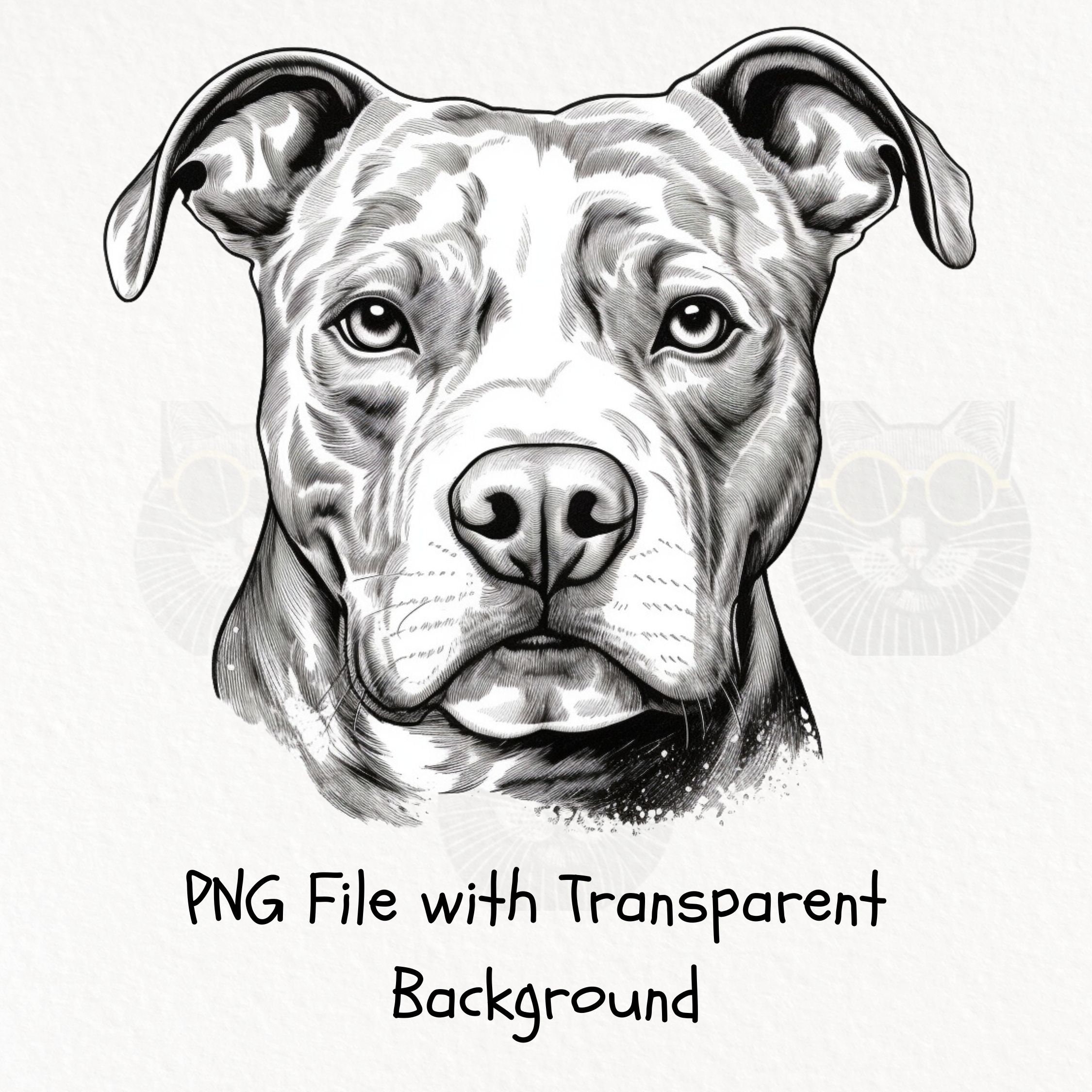 Pitbull SVG and PNG, Pitbull Outline, Pitbull Cut File, Puppy Outline ...