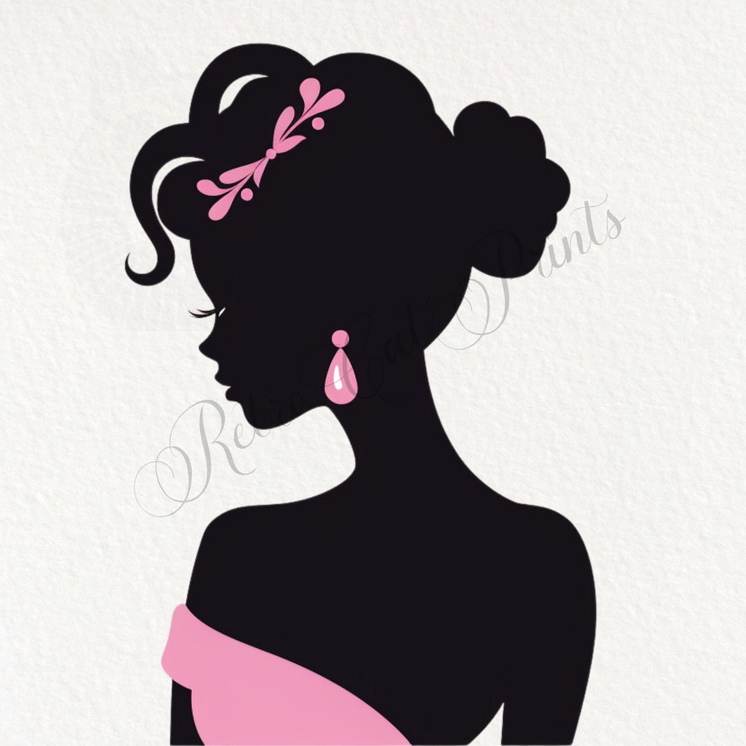 Beautiful Woman Svg, Woman Silhouette Svg, Woman Face, Hair Svg, Girl ...