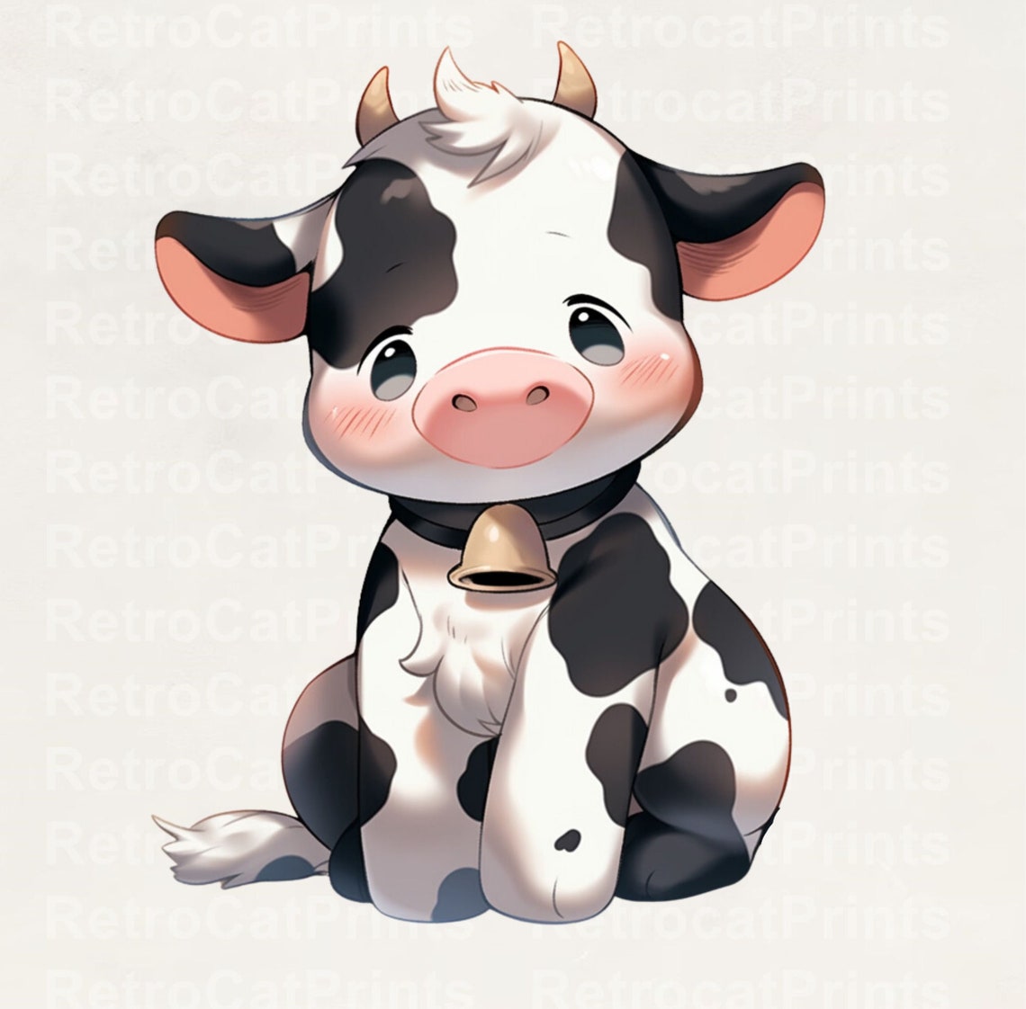 Cute Cow Clipart 8 High Quality Pngs Digital Download - Etsy UK