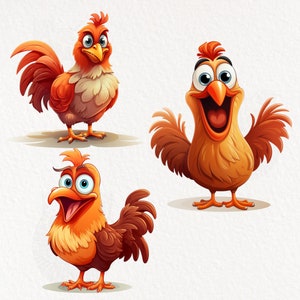 Funny Chicken Clipart, Funny Chicken Clip Art, Cartoon Chicken Clipart ...