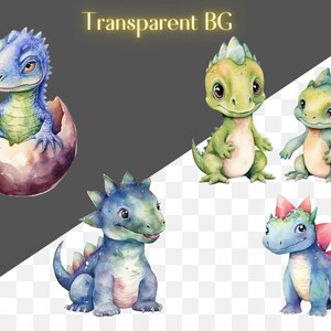 Watercolor Dinosaurs Clipart, Dinosaur Species Download, Dinosaur ...