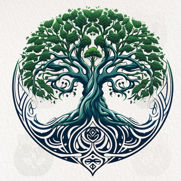 Viking Tree of Life Tshirt - Etsy