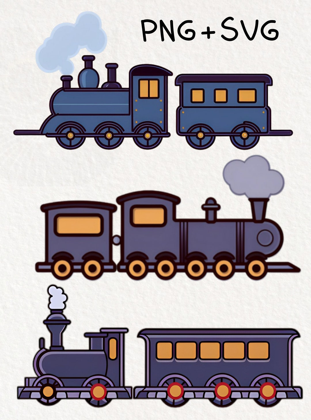 Train SVG, Steam Train SVG, Train Clipart, Train SVG Bundle, Train Png ...