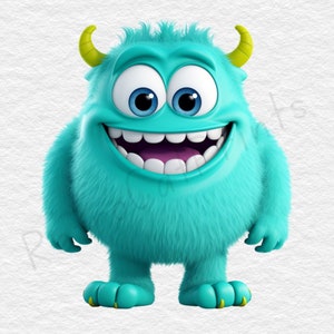 Cute Little Monsters Clipart, Cute Monster Designs- 10 Transparent ...