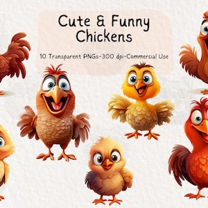Funny Chicken Clipart, Funny Chicken Clip Art, Cartoon Chicken Clipart ...
