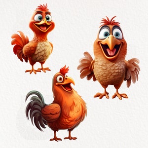 Funny Chicken Clipart, Funny Chicken Clip Art, Cartoon Chicken Clipart ...