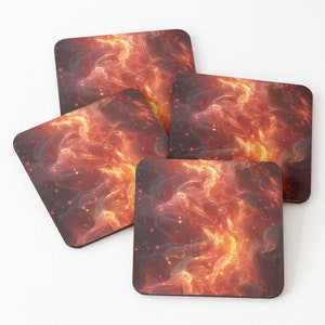 Smokey Red Flames Digital Paper, Smokey Fire Background, Bright Red ...