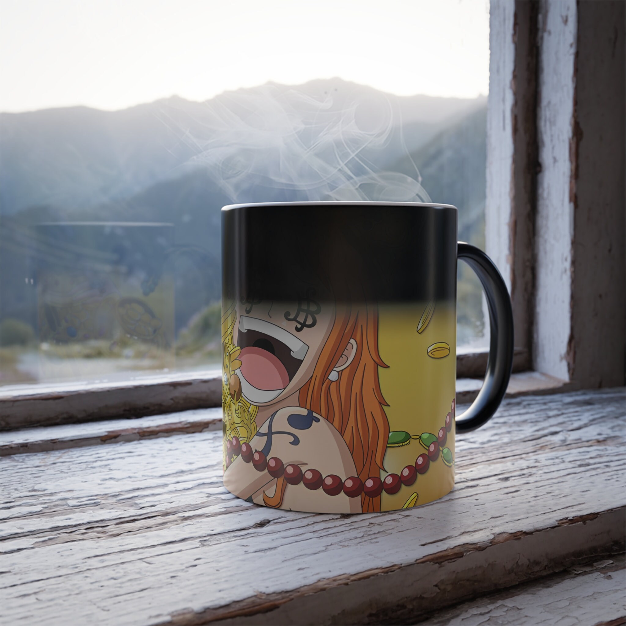 One Piece, Nami of the Straw Hat Pirates Color Morphing Mug, 11oz - Etsy