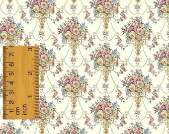 1/6 1/12 1/24 1/48 Dollhouse Matte Pink Floral Bouquet Garland ...