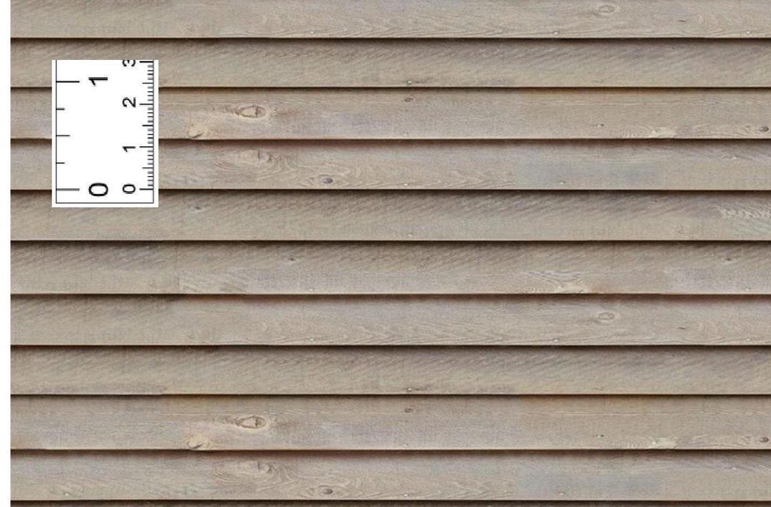 1/6 1/12 1/18 1/24 Scale Dollhouse Miniature Natural Wood Exterior ...