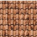 Dollhouse Rustic Weathered Terracotta Curved Clay Roof Tiles 1/12 1/24 ...