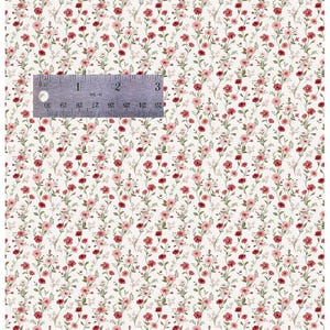 1/6 1/12 1/24 Dollhouse Romantic Pink & Red Floral Pattern Wallpaper ...
