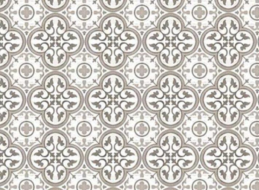 6th 12th Scale Dollhouse Miniature Amberes Matte Smooth Gray Grey Bone ...