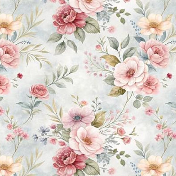 Rose Pastel Wallpaper - Etsy UK