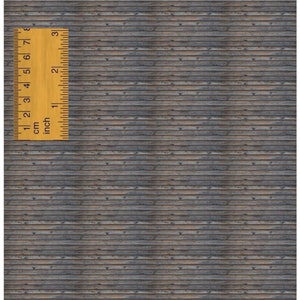 Dollhouse Aged Natural Wall Wood Clapboard Siding Wallpaper 1/6 1/12 1/ ...