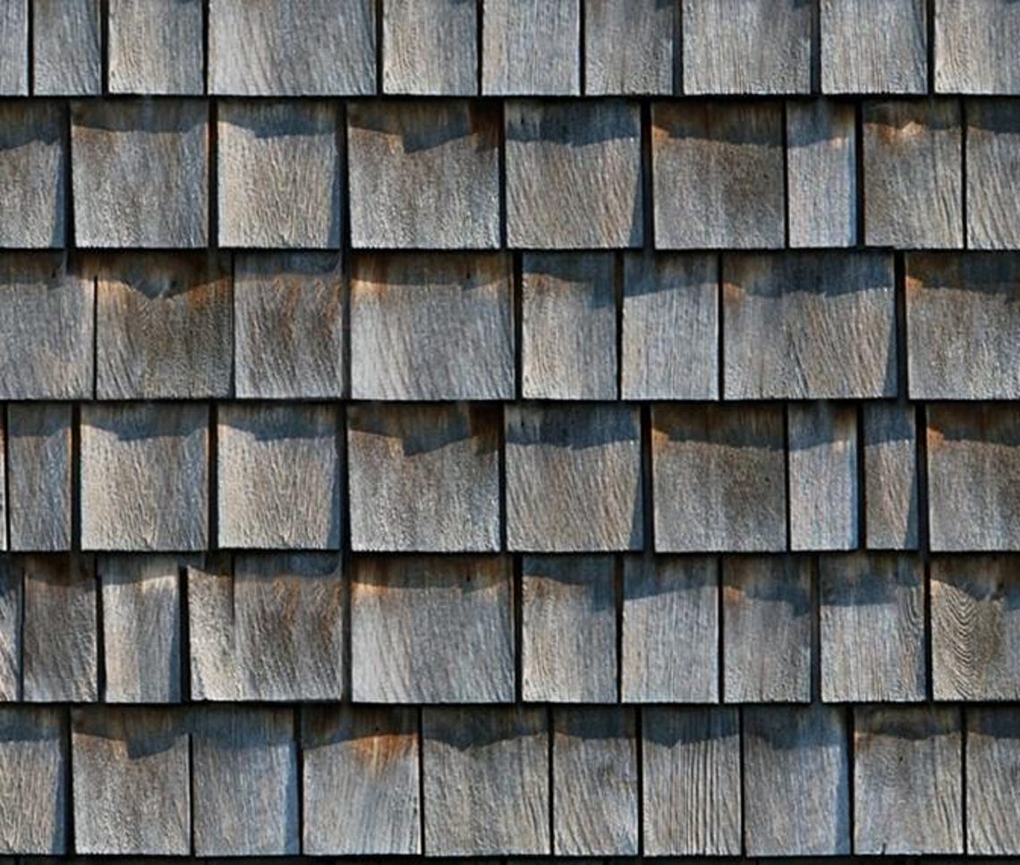 1/12 1/24 1/48 Scale Old Cedar Shake Shingles Seamless - DIGITAL ...