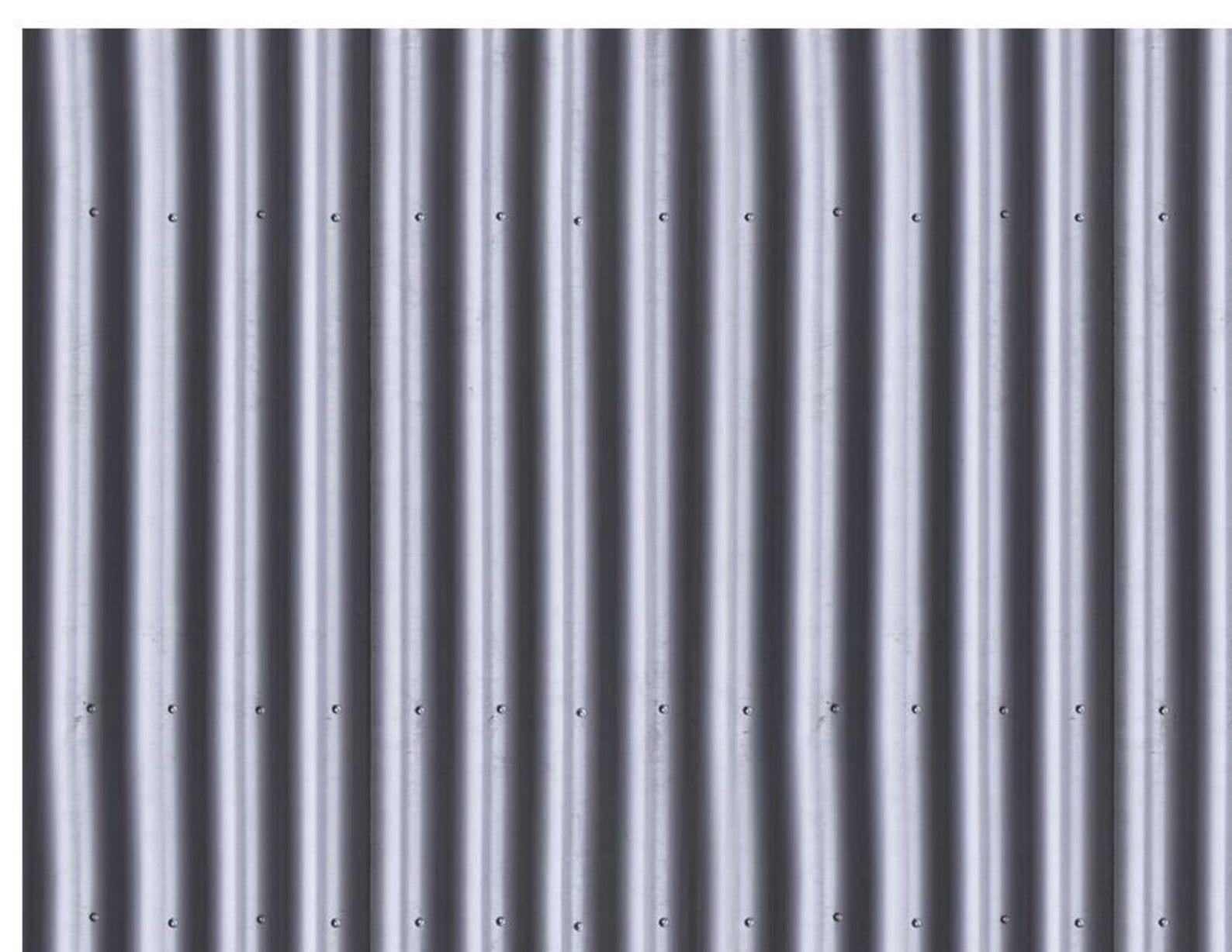 Galvanized Corrugated Steel Roofing Dollhouse 1/6 1/12 1/24 | Miniature ...