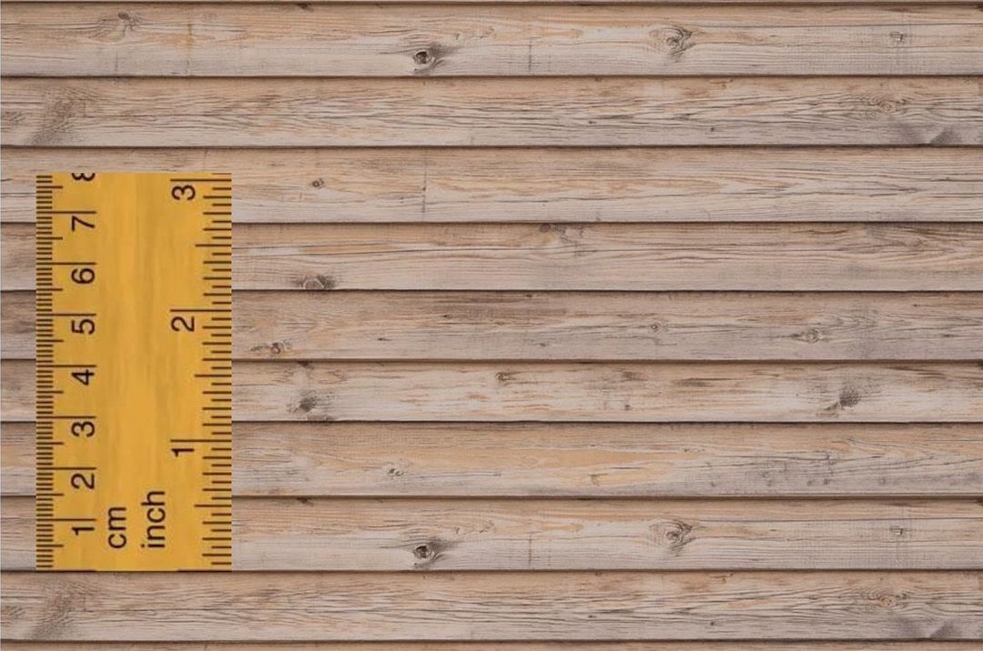 1/6 1/12 1/24 Dollhouse Miniature Aged Light Brown Natural Wood Siding ...