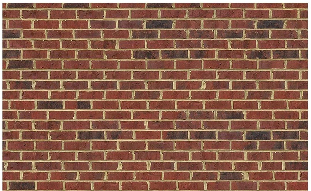 1/12 1/24 Dollhouse Miniature Blend Red Brick Tiles DIGITAL Printable ...