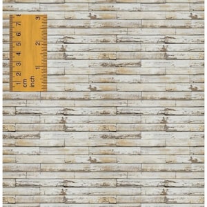 1/6 1/12 1/24 Dollhouse Old Dirty Damaged White Exterior Wall Wood ...