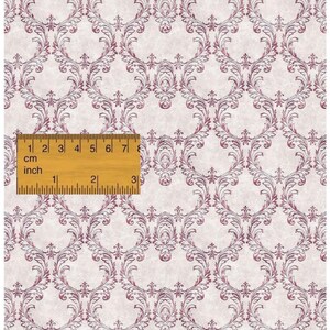 1/6 1/12 1/24 1/48 Dollhouse Rose Bud Cherry Color Ornate Decorative ...