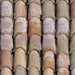 1/12 1/24 Dollhouse Old Damaged Half Round Pale Matte Red Clay Roof ...