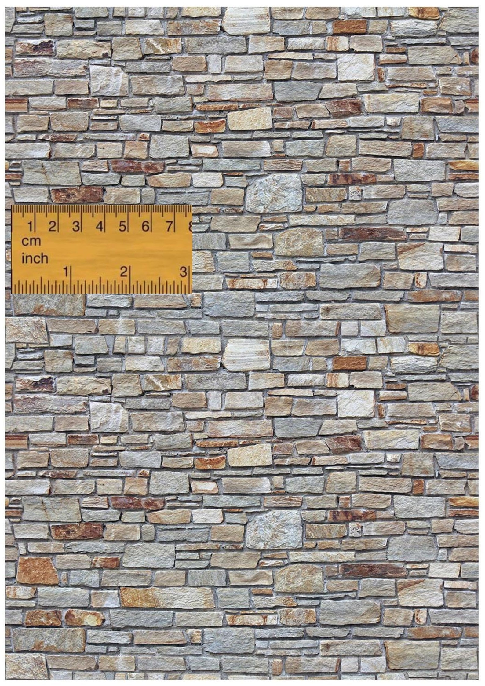 1/12 1/24 Dollhouse Miniature Stone Wall Tiles Cladding DIGITAL ...