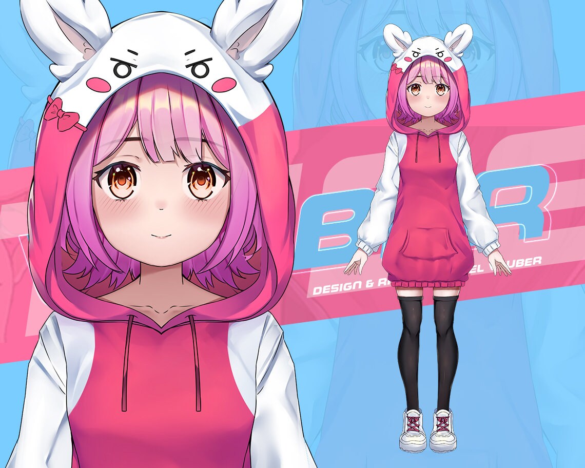 CUSTOM LIVE2D Vtuber Model Vtuber Design Live2d Rigging - Etsy Ireland