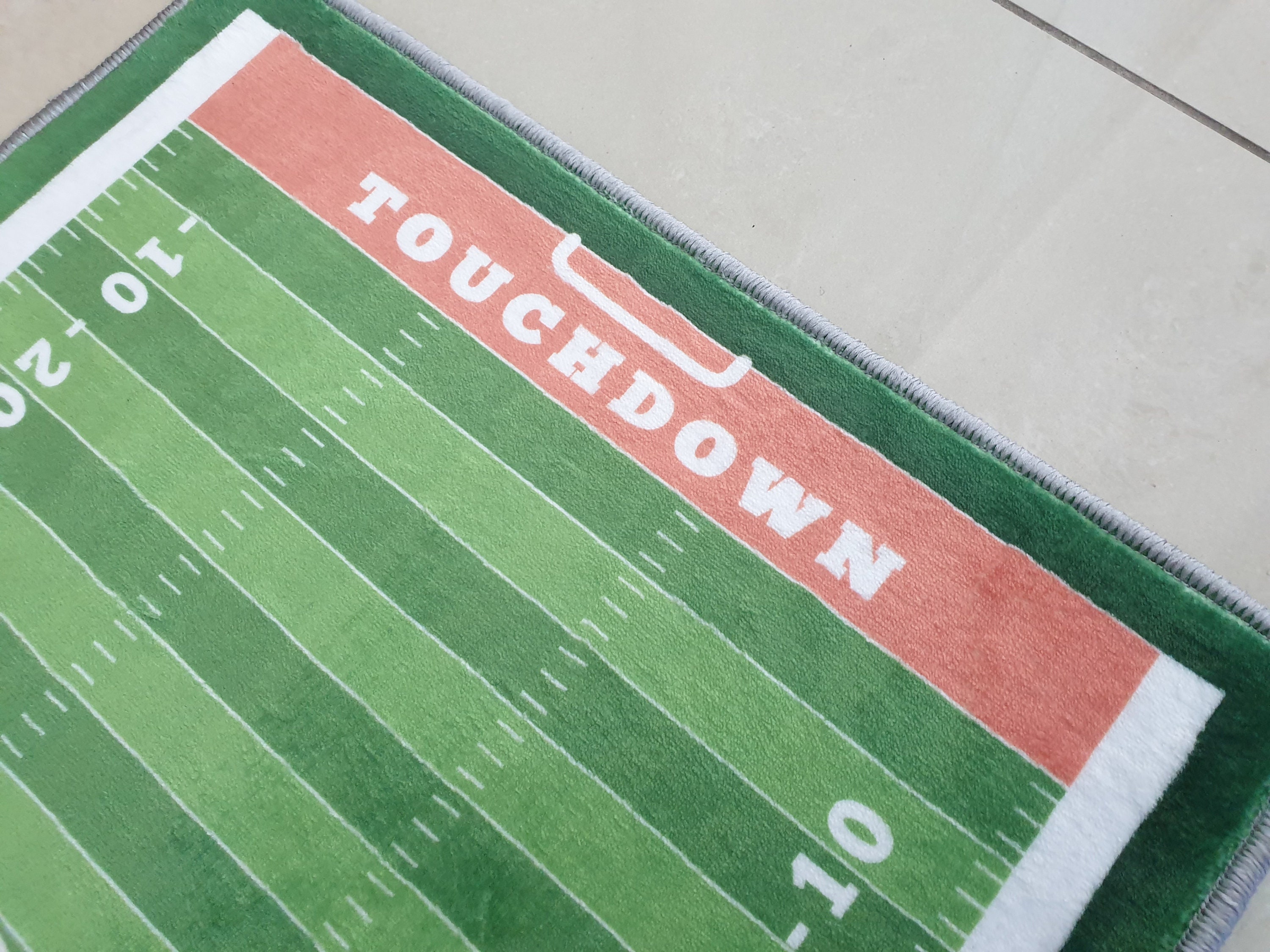 American Football Field Rug Football Rug Football Field Rug - Etsy