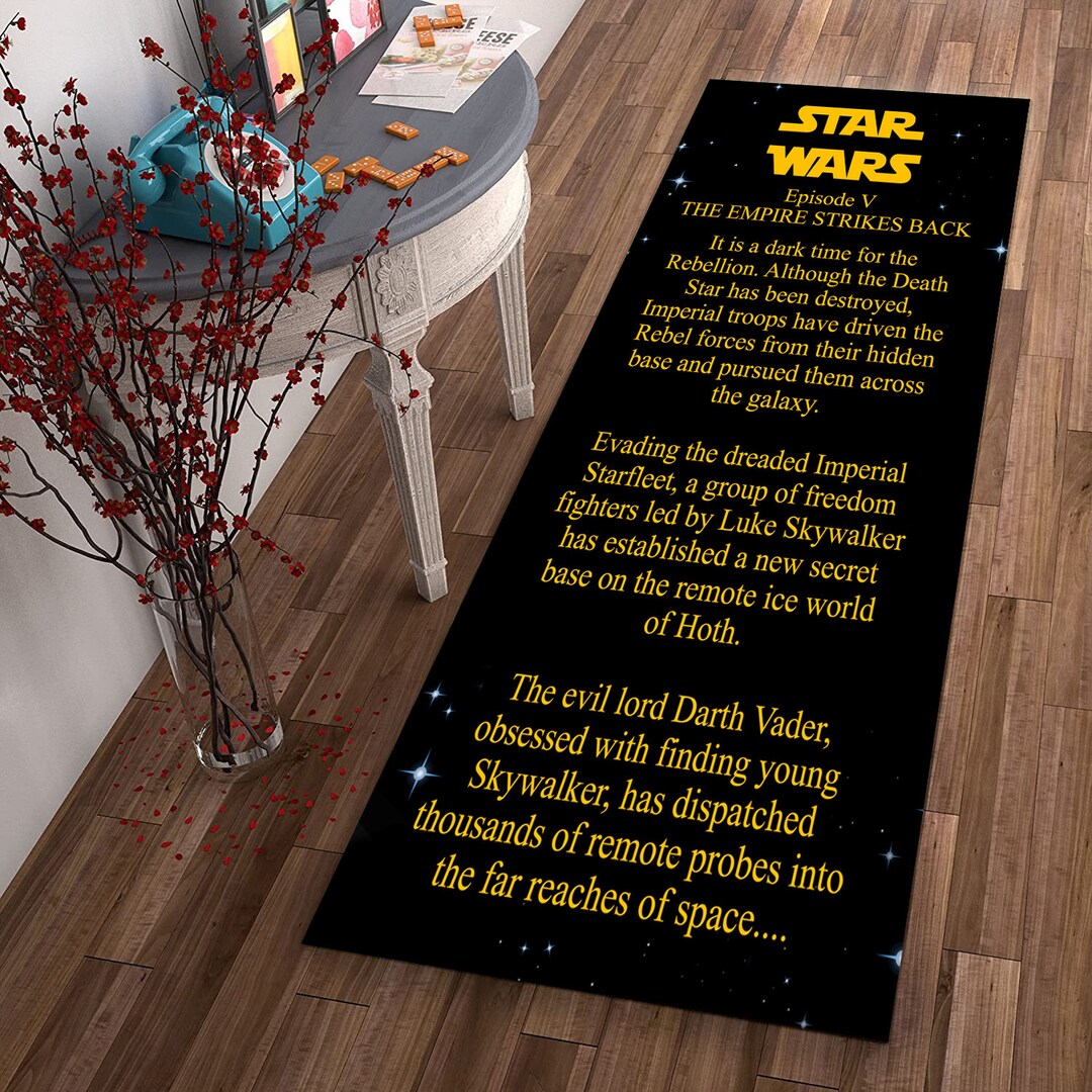Episode V Star Wars Title Crawl , Star Wars Runner, Star Wars Rug, Star ...