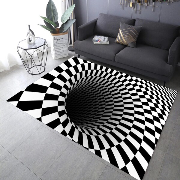 Optical Illusion Rug - Etsy