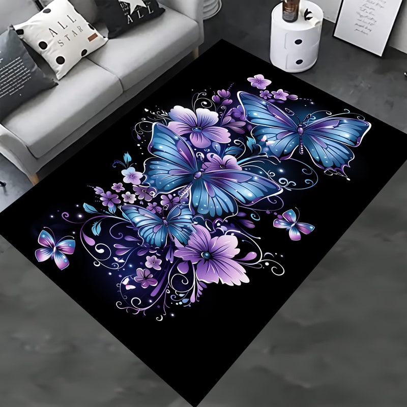 Butterfly Rug - Etsy