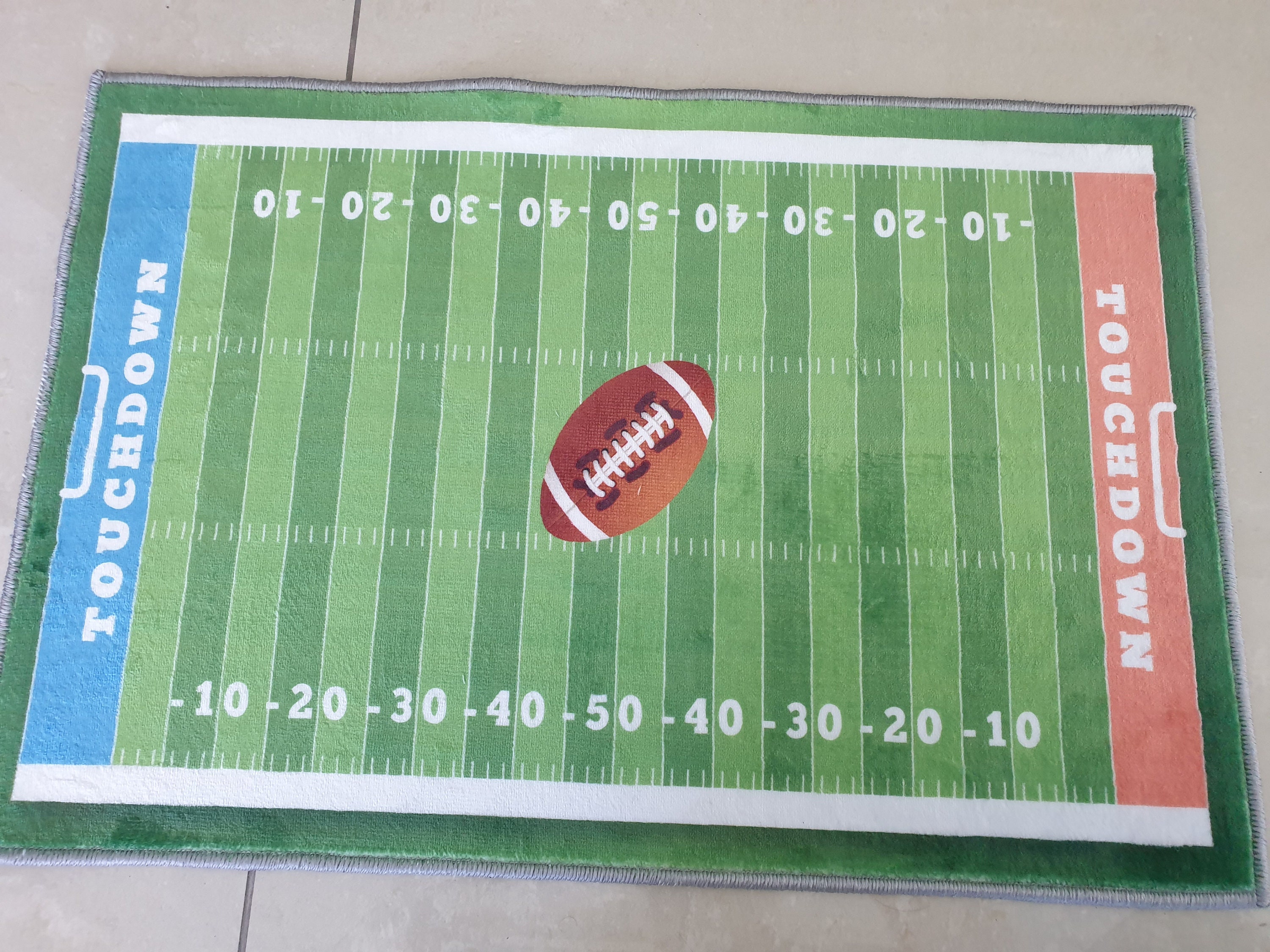 American Football Field Rug Football Rug Football Field Rug - Etsy